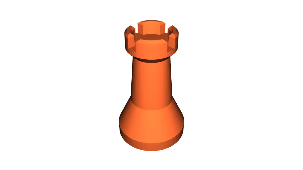 Chess Rook by Devise3D | Download free STL model | Printables.com
