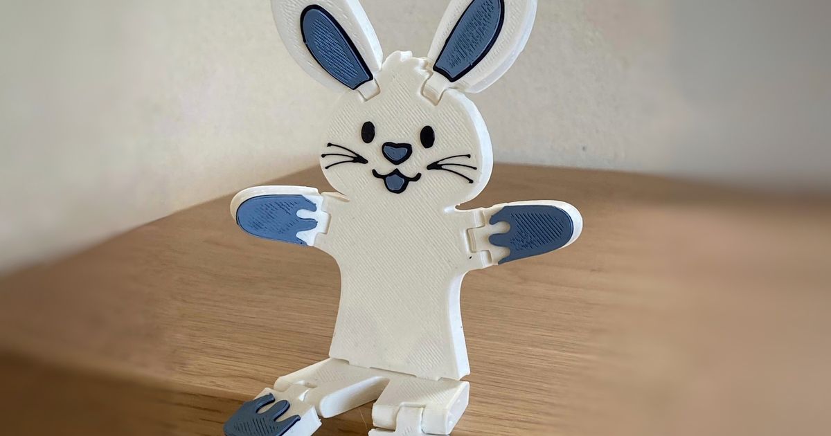 Flexi Rabbit Bunbun von Augustas Kazlauskas | Kostenloses STL-Modell ...