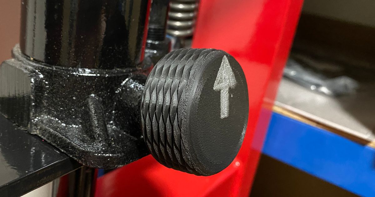Hydraulic Press Valve Knob by Lia | Download free STL model ...
