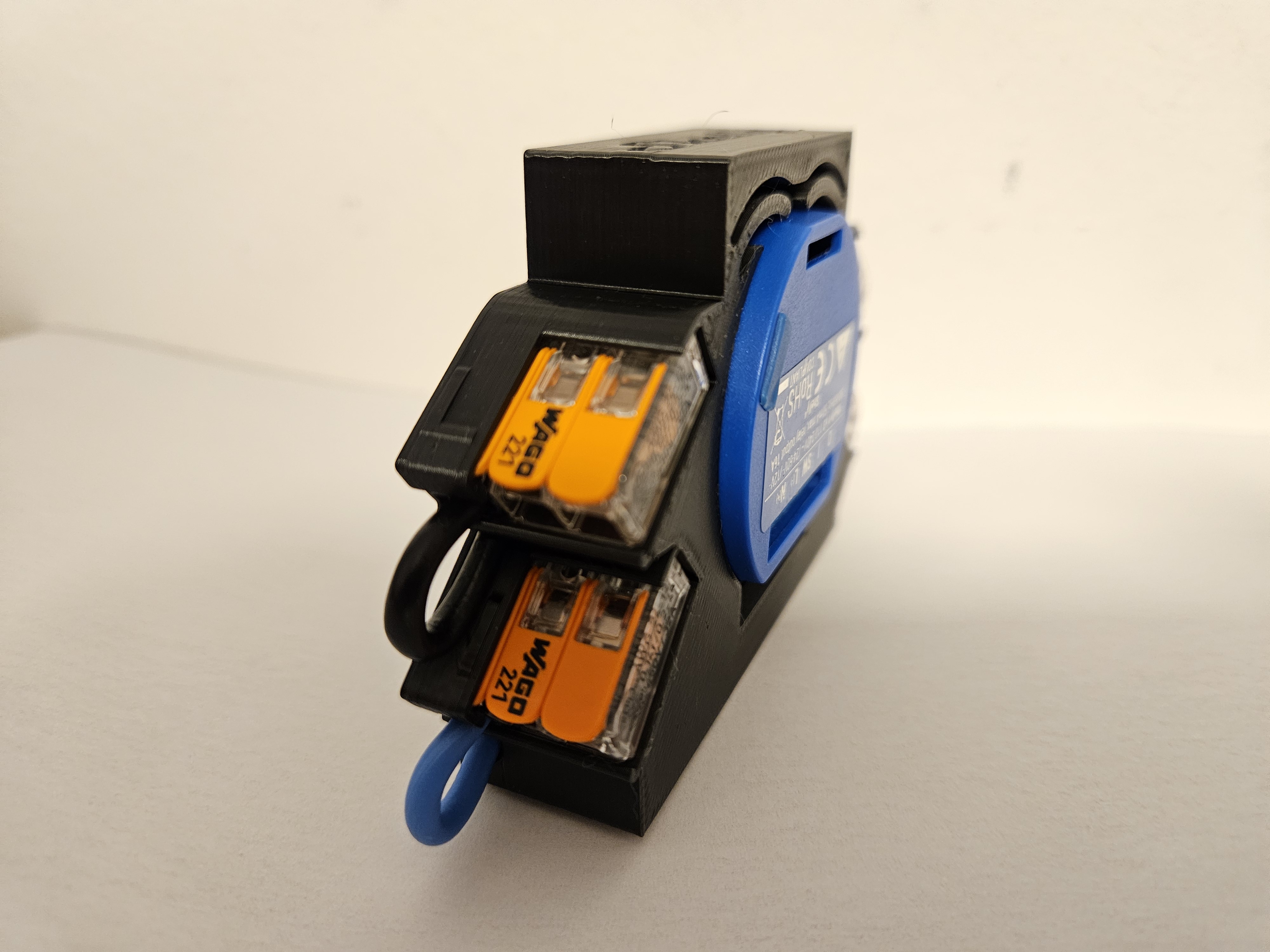Shelly 1 / 1PM DIN Rail mount for Wago 221 by schmieeed | Download free ...