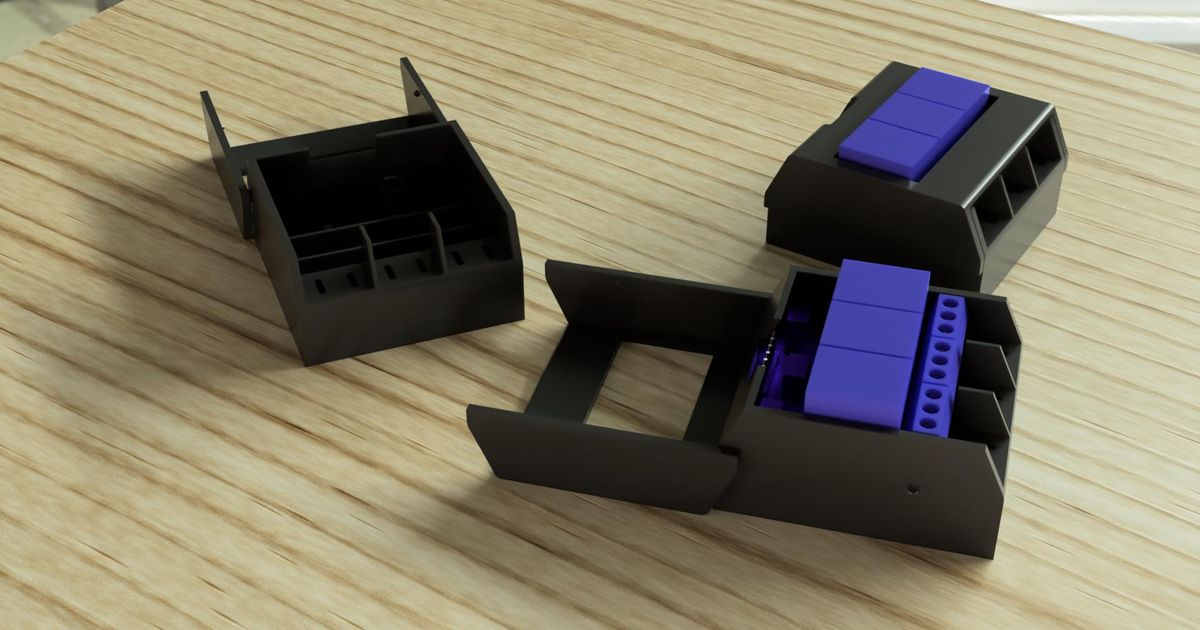 3 Channels Relay Board Case by Lyrkan | Download free STL model ...