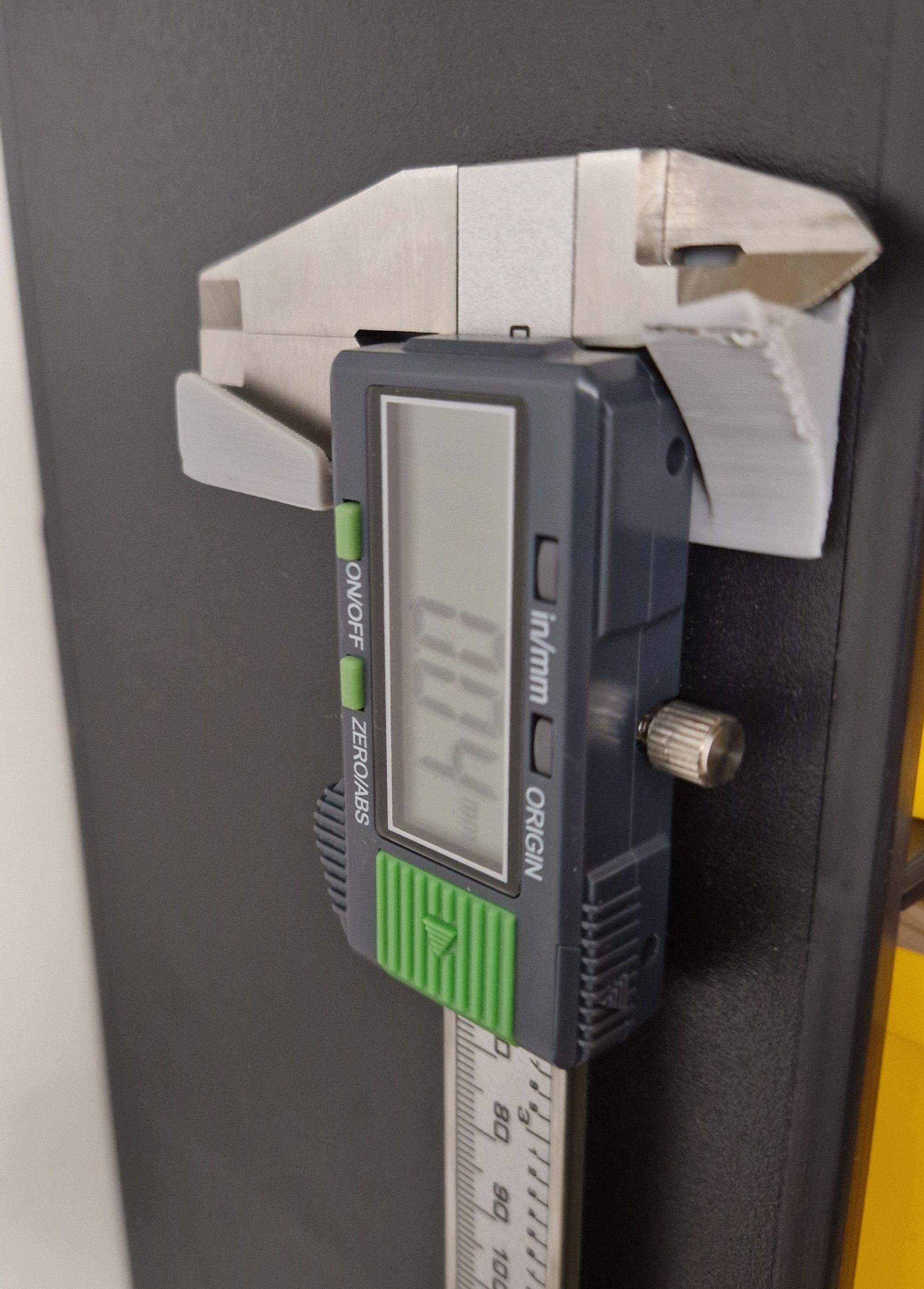 Wall mount for digital Calipers by Two One | Download free STL model ...