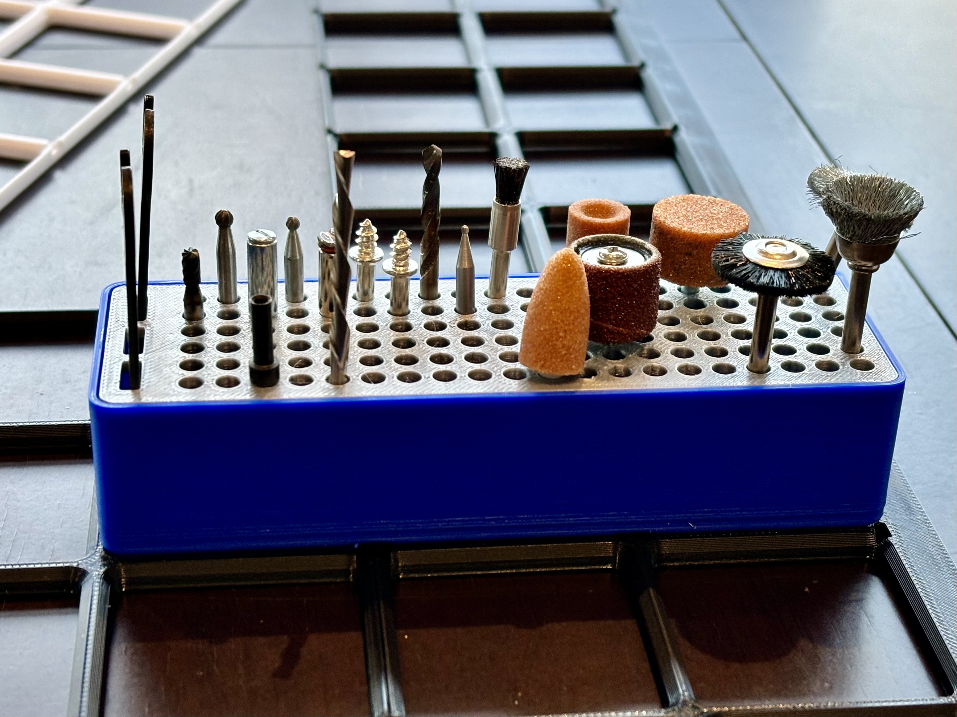 Gridfinity Dremel bit & wrench storage - raised by 5SixPhoto | Download ...