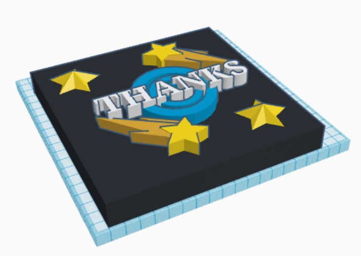 Space Themed Thank You Card by ConceptualChainsaw | Download free STL ...