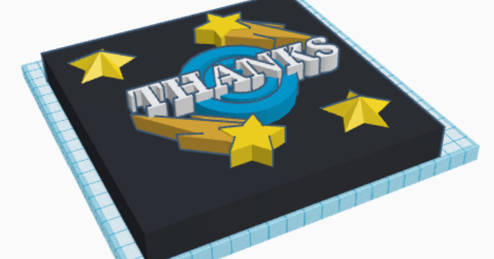 Space Themed Thank You Card by ConceptualChainsaw | Download free STL ...