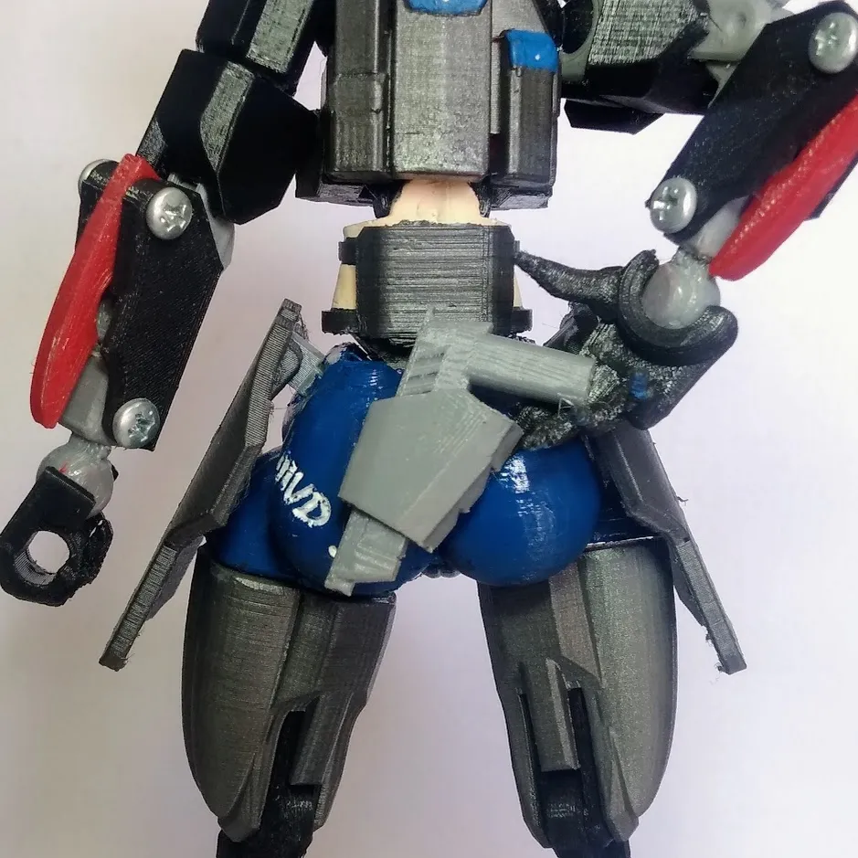 Cyborg body conversion kit MK2 for Dummy 13 by Marcus (MV Design Custom ...