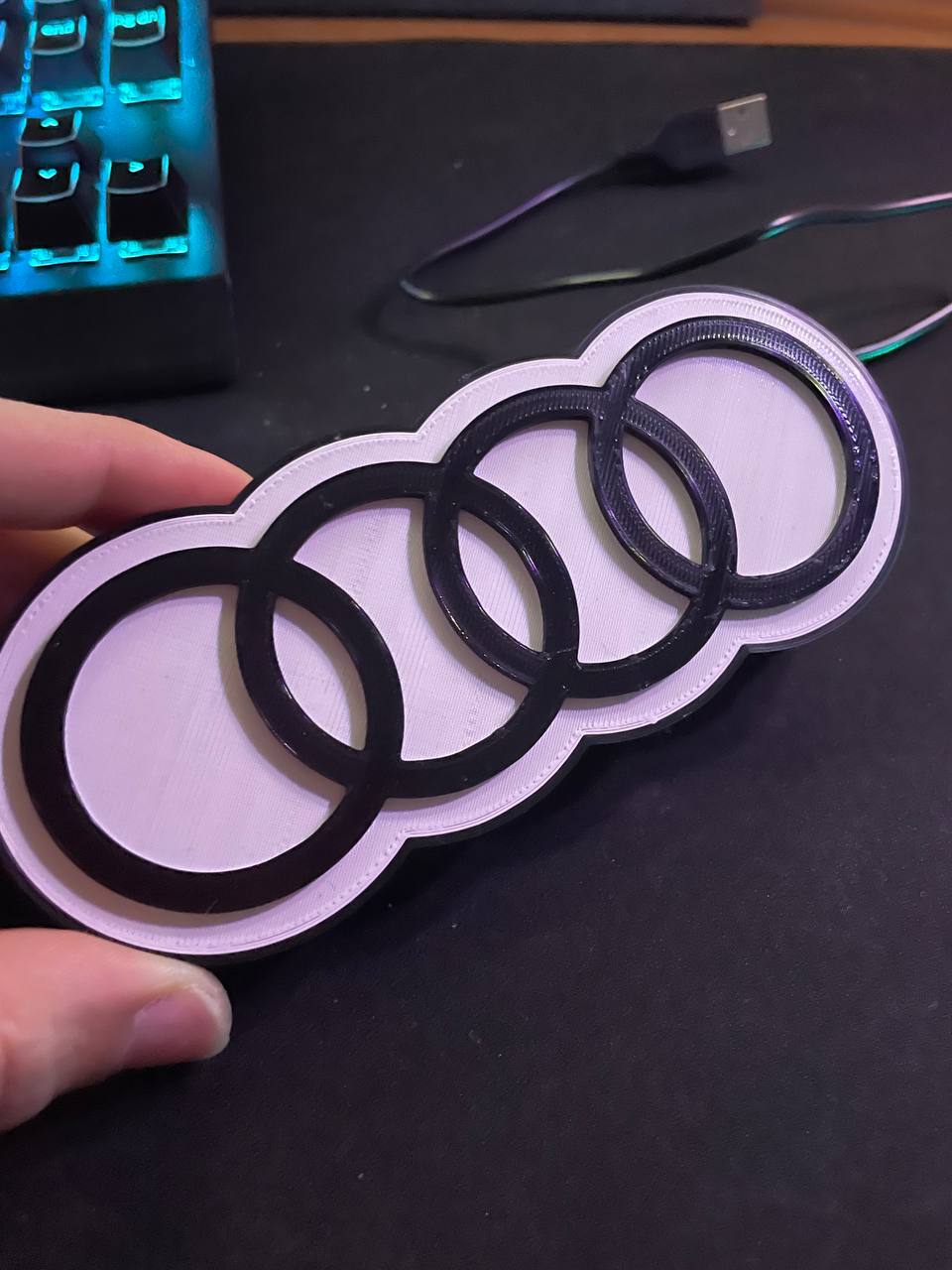 Audi Lamp by LosVanos_3d | Download free STL model | Printables.com