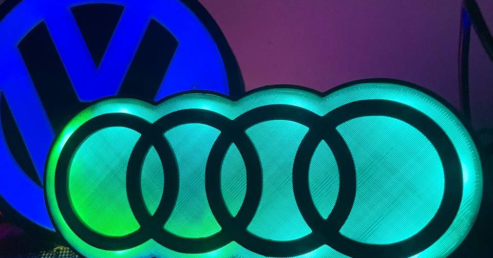 Audi Lamp by LosVanos_3d | Download free STL model | Printables.com
