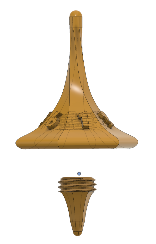 Spinning Top Dice STD by steve5092 | Download free STL model ...