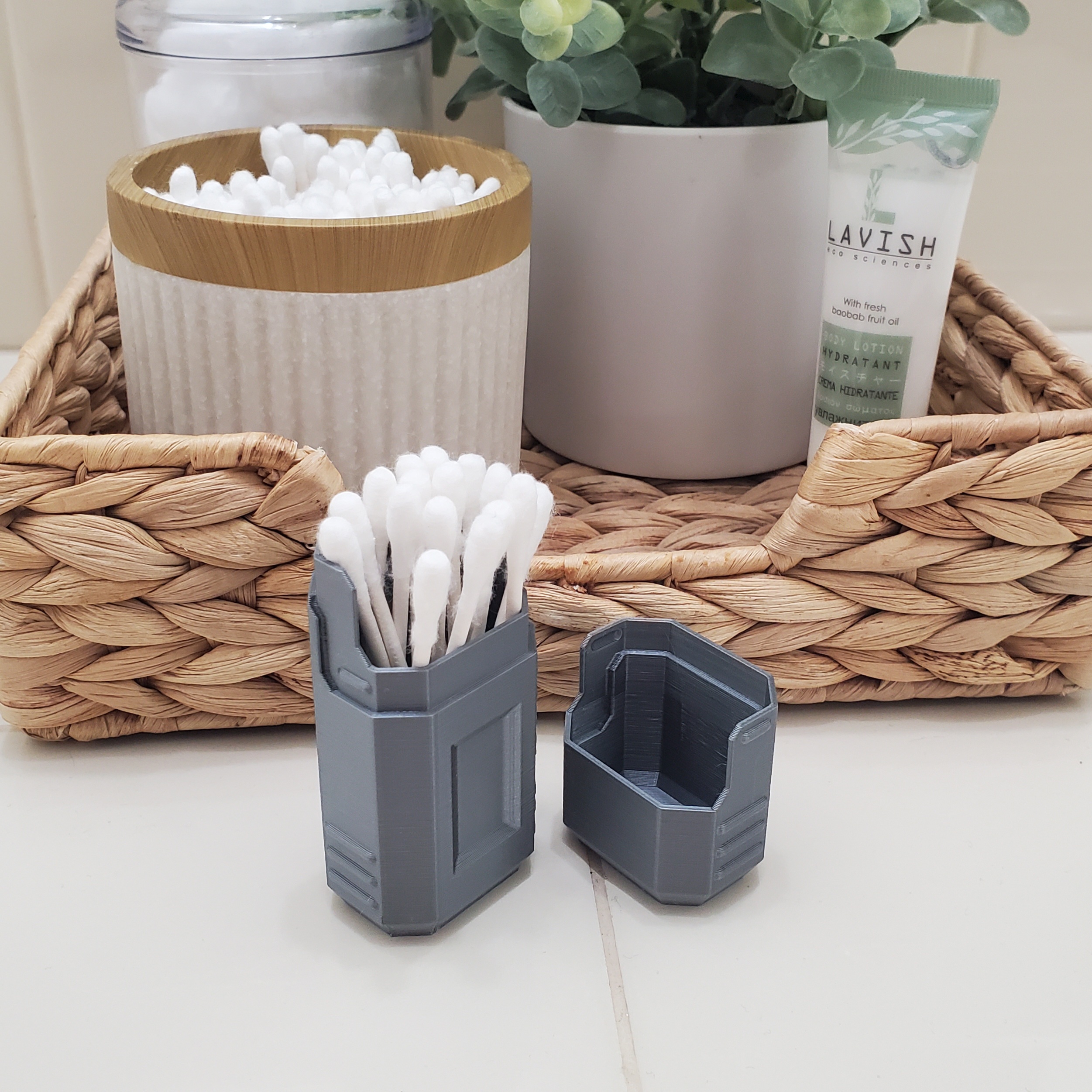 Lil-Case: Rugged Q-Tip Travel Case by Ziggy | Download free STL model ...