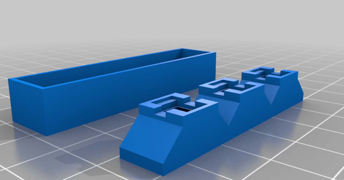 Segmented Display Frame for LED Strips by Timid Possum | Download free ...