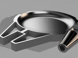 millenium falcon snack bowl by NNHDesign | Download free STL model ...