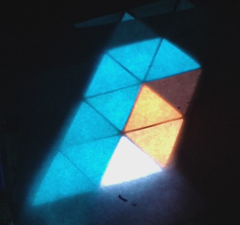 Triangular Pixel Bird LED Frame by Timid Possum | Download free STL ...