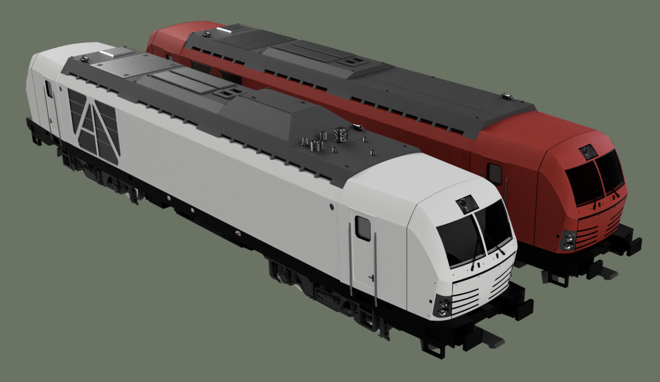 VECTRON DE & DUAL MODE DIESEL LOKOMOTIVE SPUR G / G-SCALE 1:26 par ...