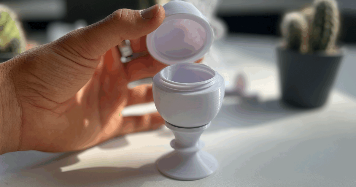 Threaded Easter Egg by PS-prints | Download free STL model | Printables.com