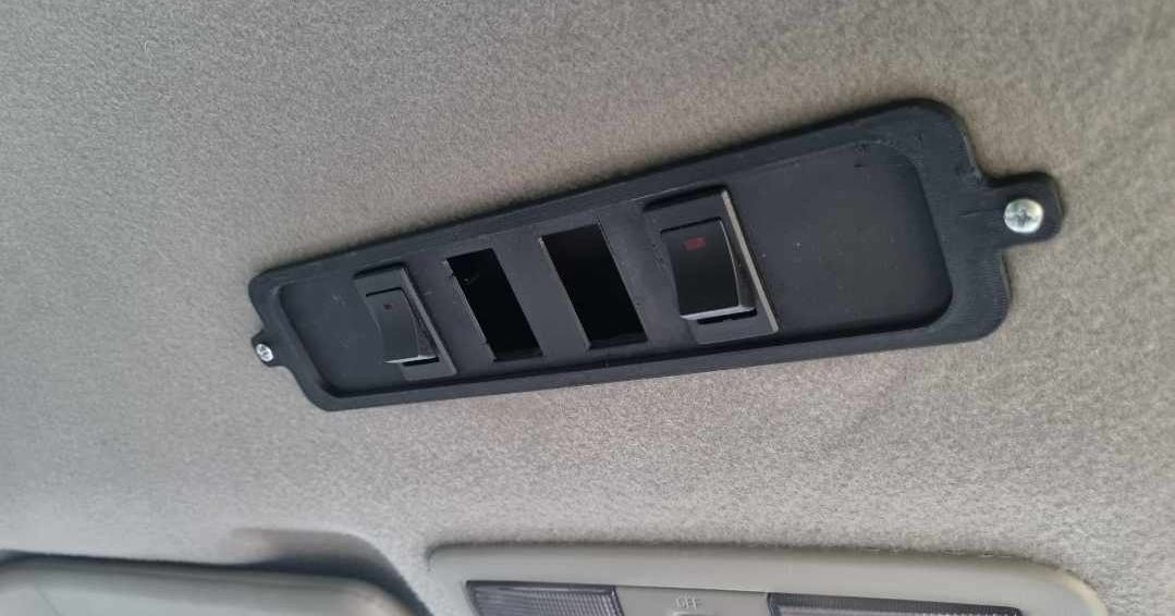 Switch plate for D40 Nissan Navara by Haydos Carmods | Download free ...