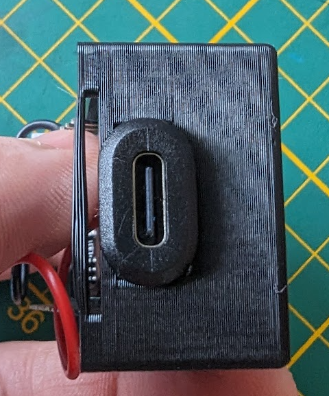 ESP32 CAM case with USB C type connector space (no screws) by academo ...