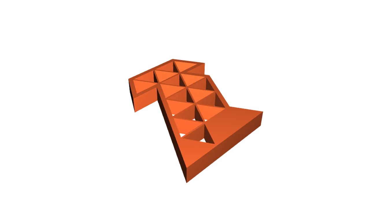triangular pixels