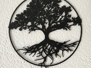 Rooted tree - Wall Art by MatadorPrintor | Download free STL model ...