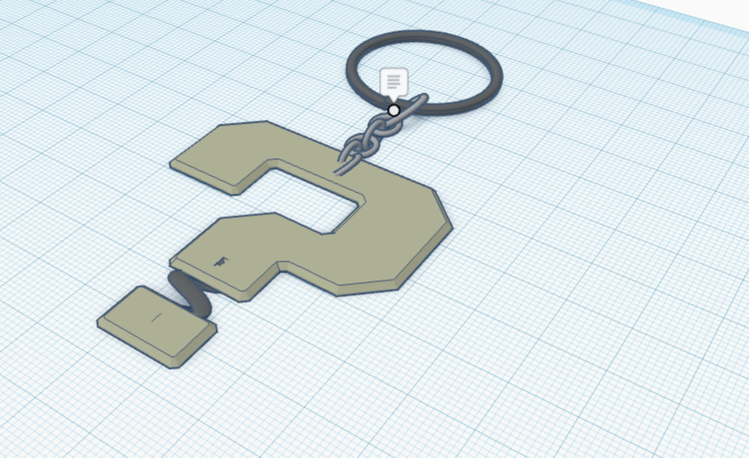 Question-mark Keychain by FTrap2030 | Download free STL model ...