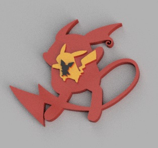 Pokemon Picachu y sus evoluciones por Viajante3d | Descargar modelo STL ...