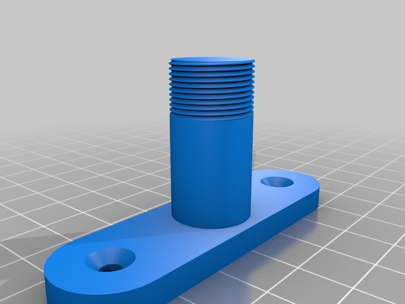 Ceiling Microphone Mount by Wilts01 | Download free STL model ...