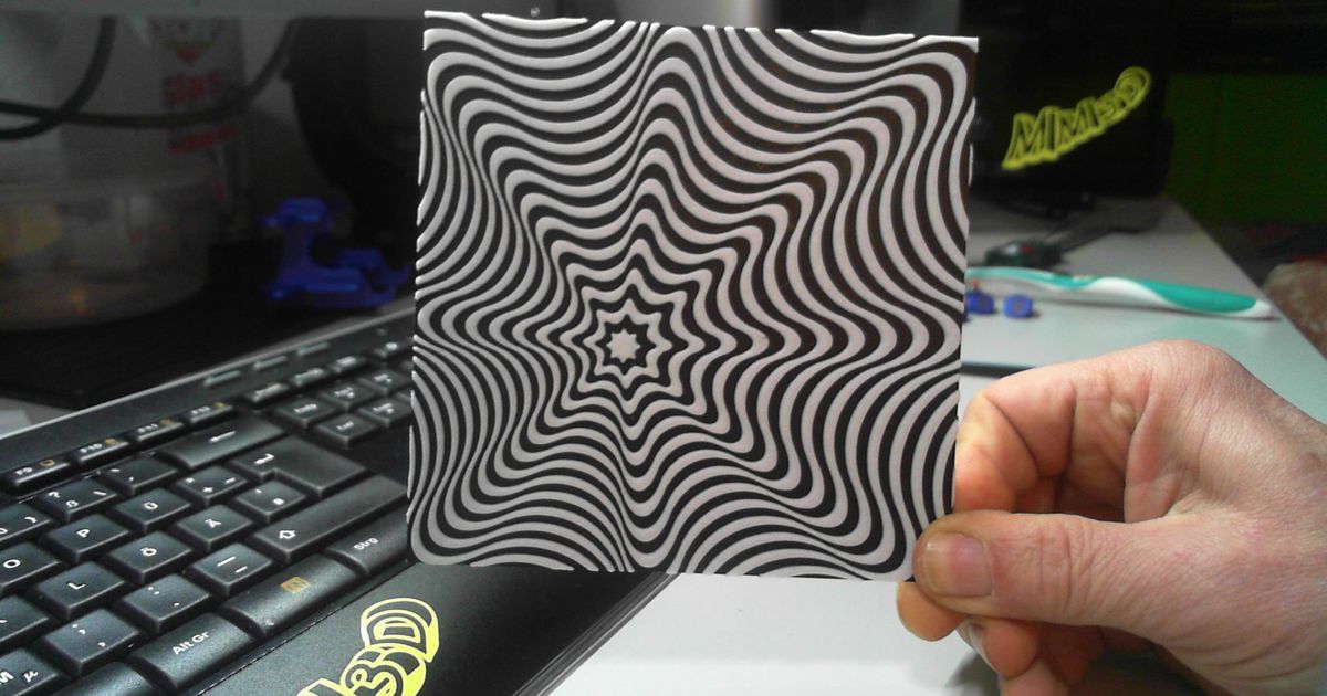 Optical Illusion 2 hueforged by michele MM3D | Download free STL model ...