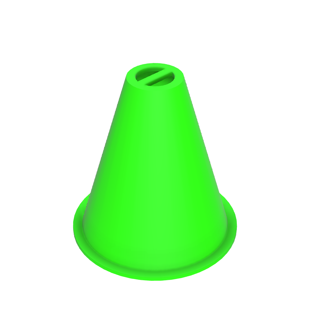 Rollerskate cone / Slalom Cones / Ice Skating cone (Support Free) by ...