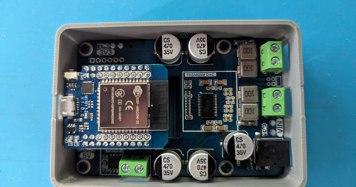 Louder ESP32 case by Wade Edwards | Download free STL model | Printables.com