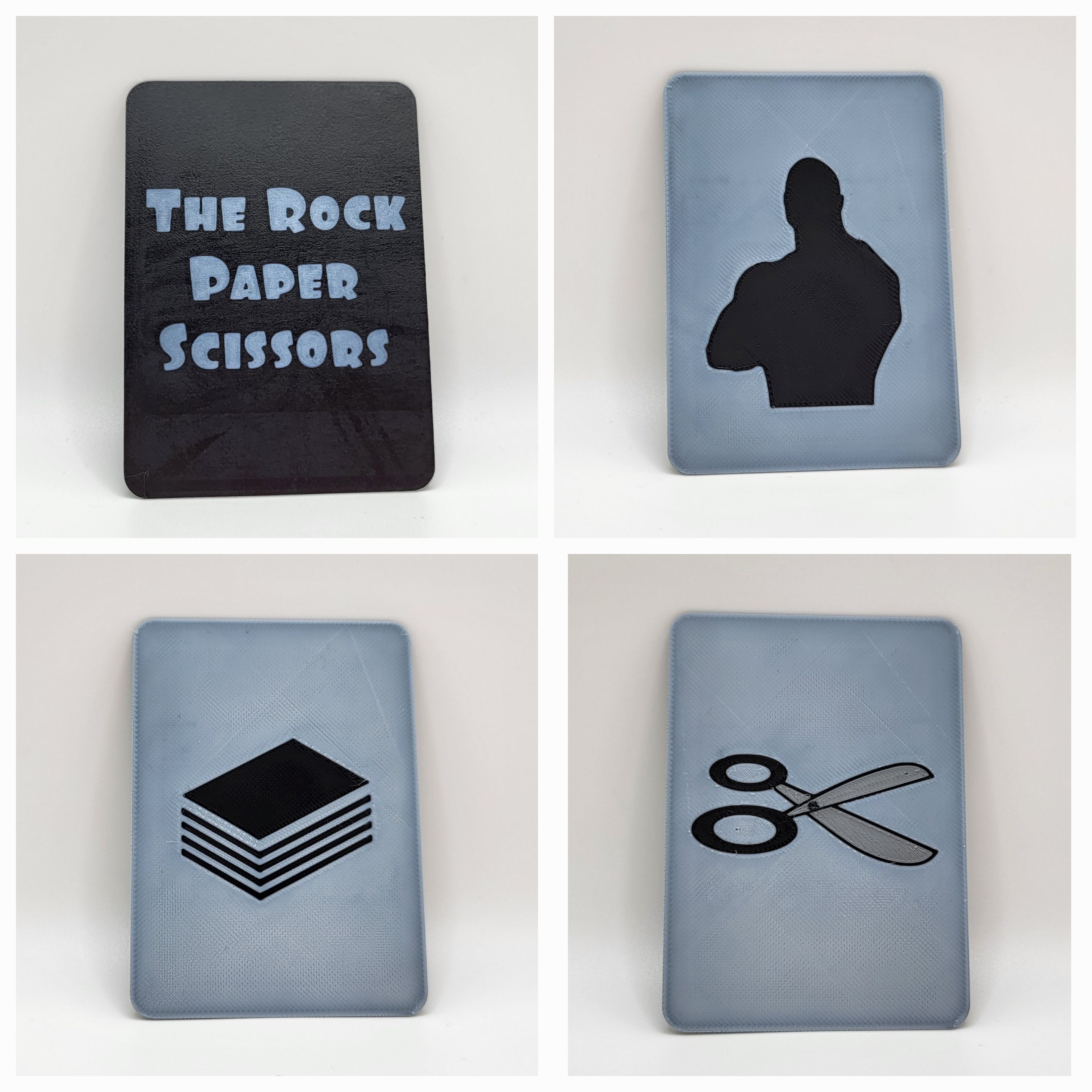 The Rock, Paper, Scissors card game por Dr Operator | Descargar modelo ...