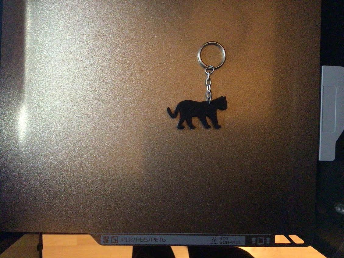 Cat Keychain by Joseph Goyettey | Download free STL model | Printables.com