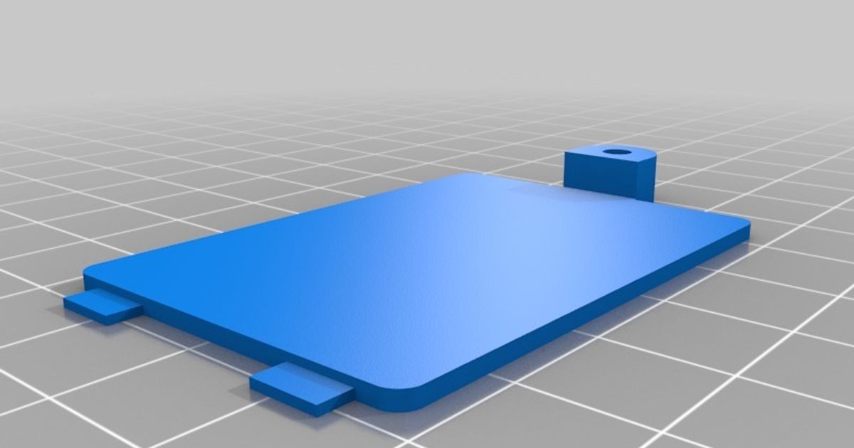 Robosapien Remote Battery Cover by Aaron McNiven | Download free STL ...