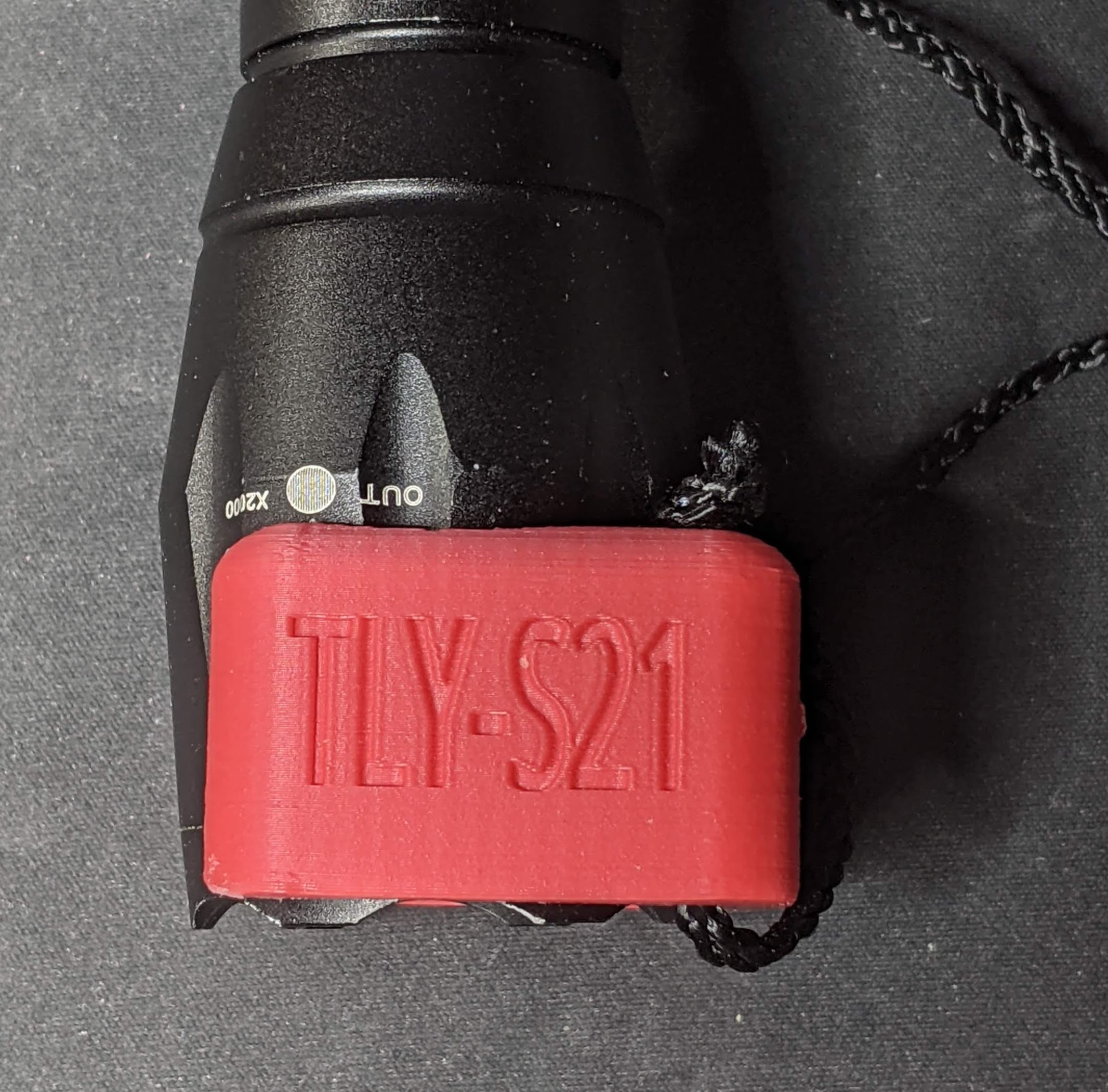 SkyWolfEye TLY-S21 and Small Sun ZY-R650 Flashlight Holder Mount Lens Cap by CPS_Systems ...