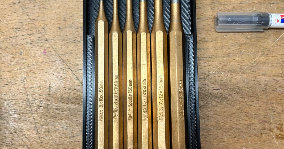 Gridfinity Punch holder by Lukas | Download free STL model | Printables.com