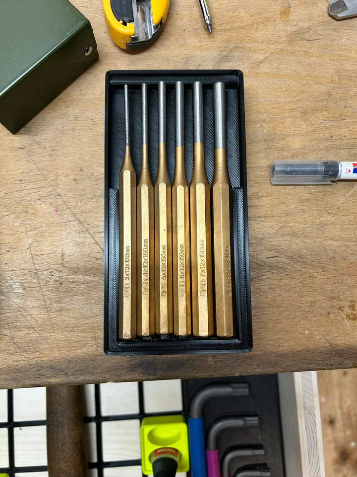 Gridfinity Punch holder by Lukas | Download free STL model | Printables.com