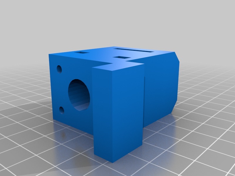 Prusa i3 Bowden E3Dv6 Mount V2 - Optional Inductive Sensor Mount by ...