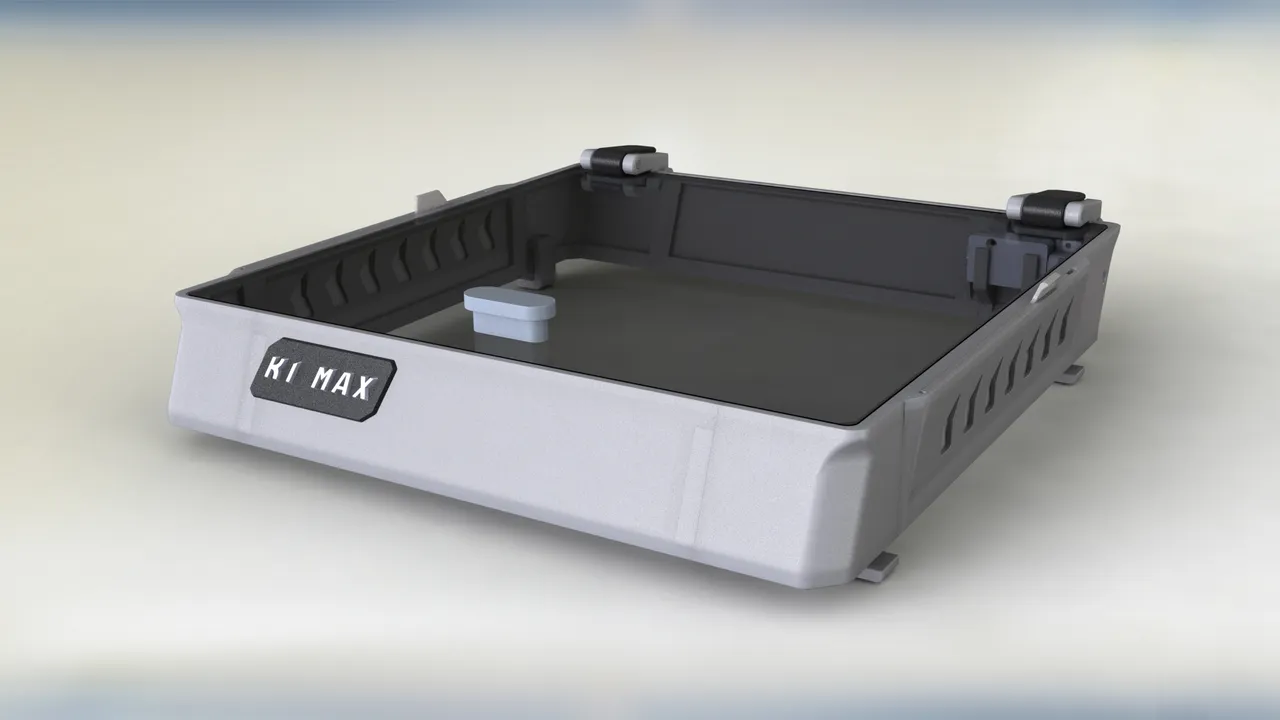 K1 MAX Riser with hinges and guider by Alex Y | Download free STL model ...