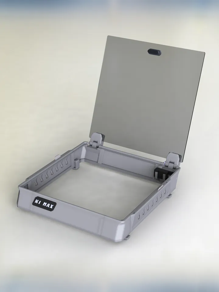 K1 MAX Riser with hinges and guider by Alex Y | Download free STL model ...