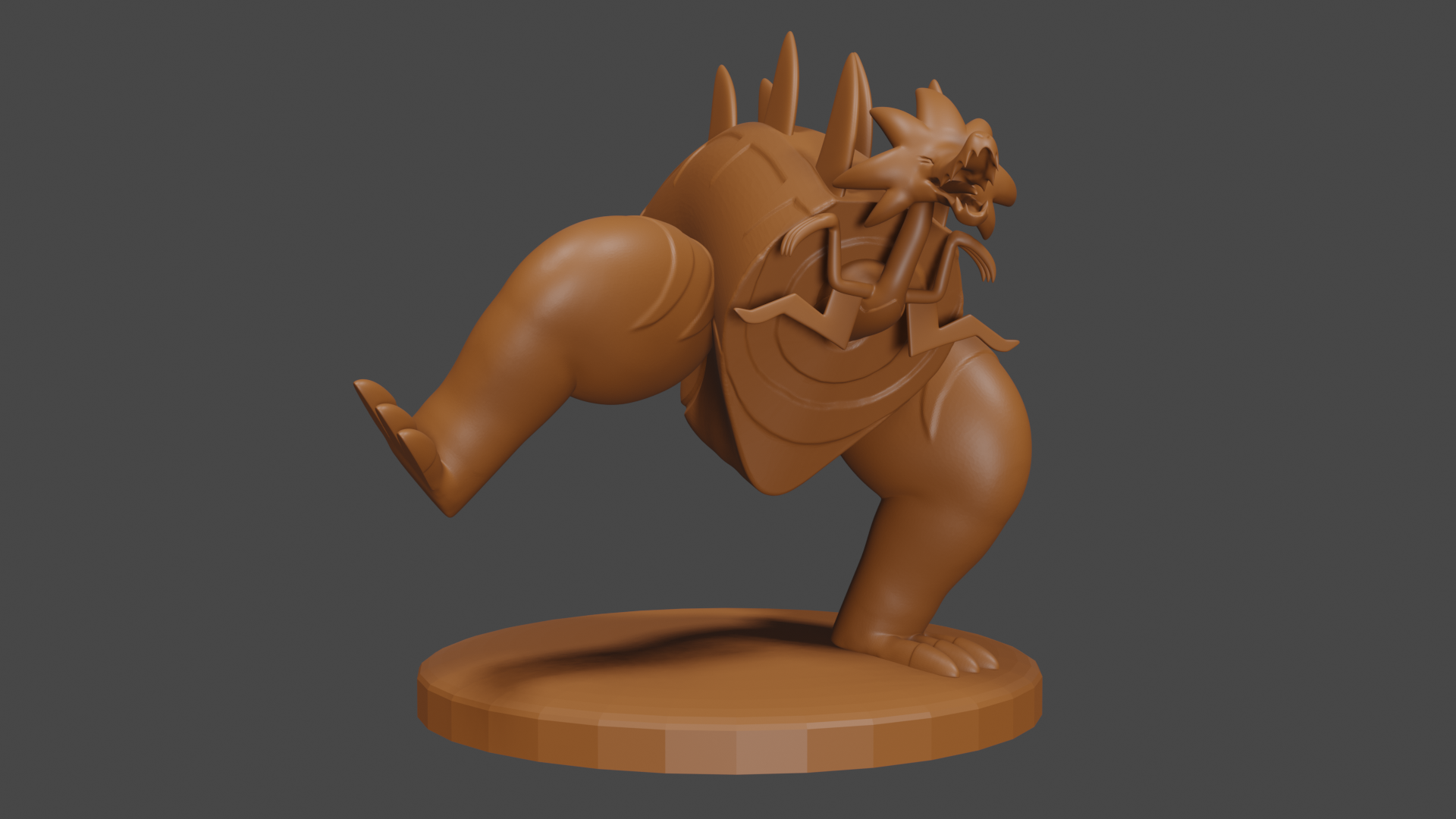 Pokemon inspired, Dracozolt, Tabletop DnD miniature by ...