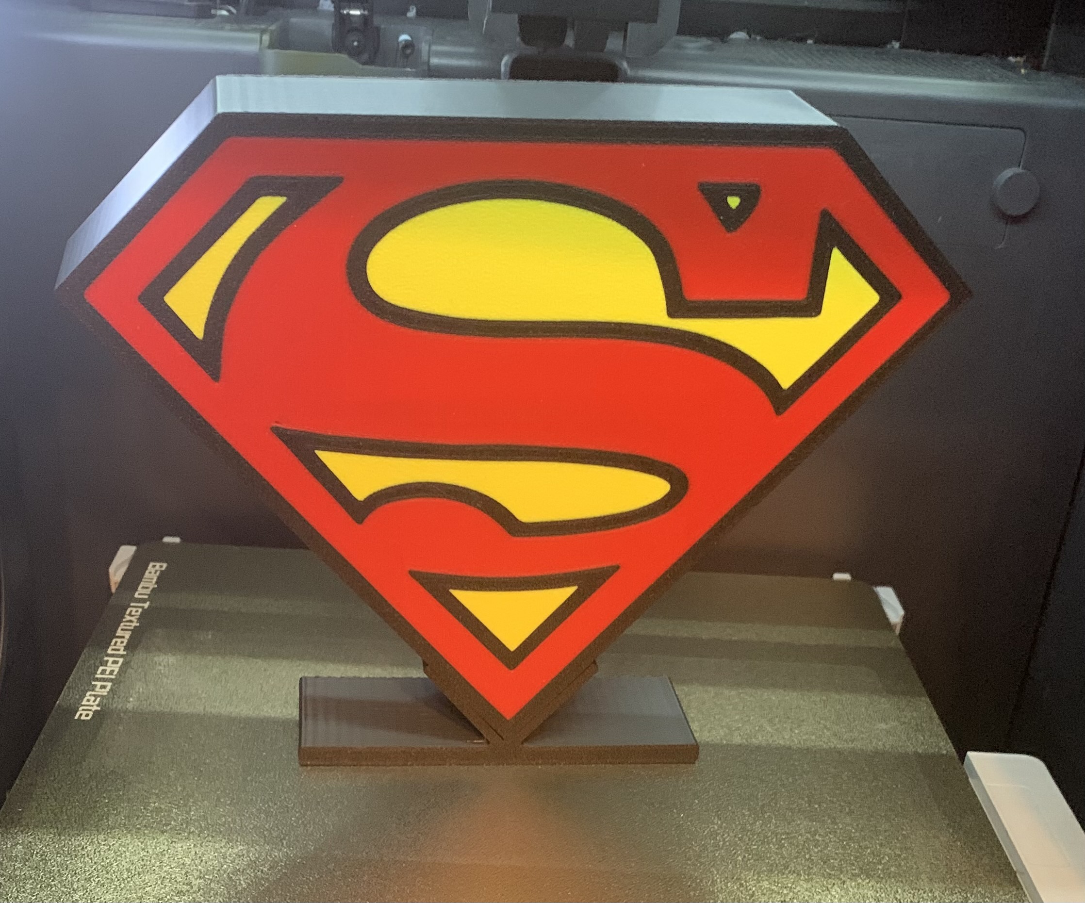 Superman lightbox by jermaine | Download free STL model | Printables.com