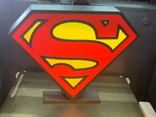 Superman lightbox by jermaine | Download free STL model | Printables.com