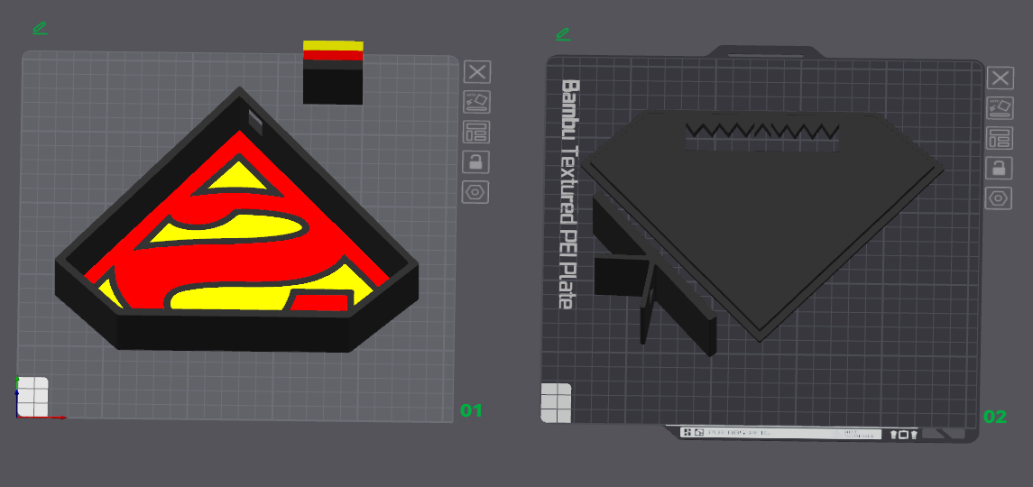 Superman lightbox by jermaine | Download free STL model | Printables.com