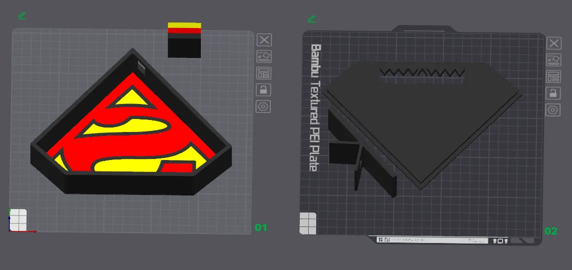Superman lightbox by jermaine | Download free STL model | Printables.com