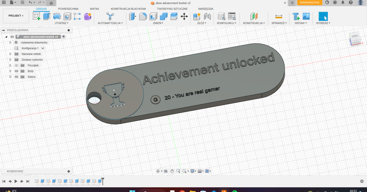 xbox advancment keychain by FlippantList428 | Download free STL model ...
