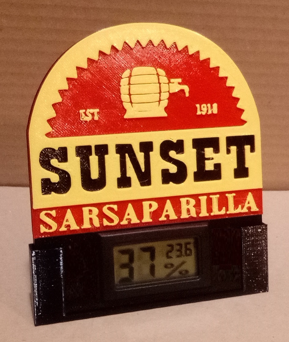 Fallout Sunset Sarsaparilla thermometer stand by Jiří Šilhavík ...