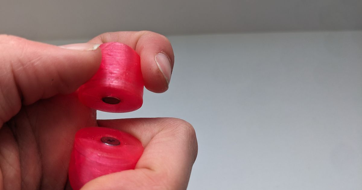 pill fidget (6x2mm magnets) by pickle | Download free STL model ...