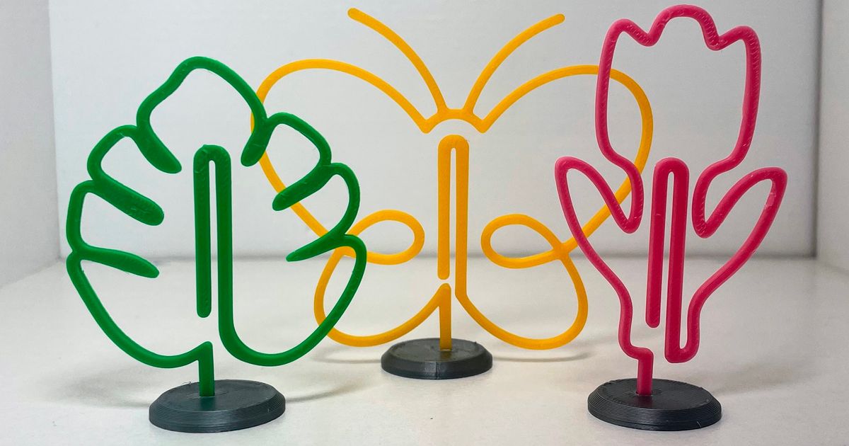 Spring Paperclip Stand Collection by cartyski | Download free STL model ...