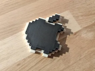 Pixel Apple Logo by Floern | Download free STL model | Printables.com