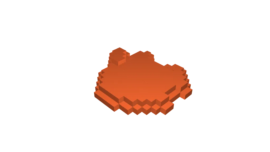 Pixel Apple Logo by Floern | Download free STL model | Printables.com