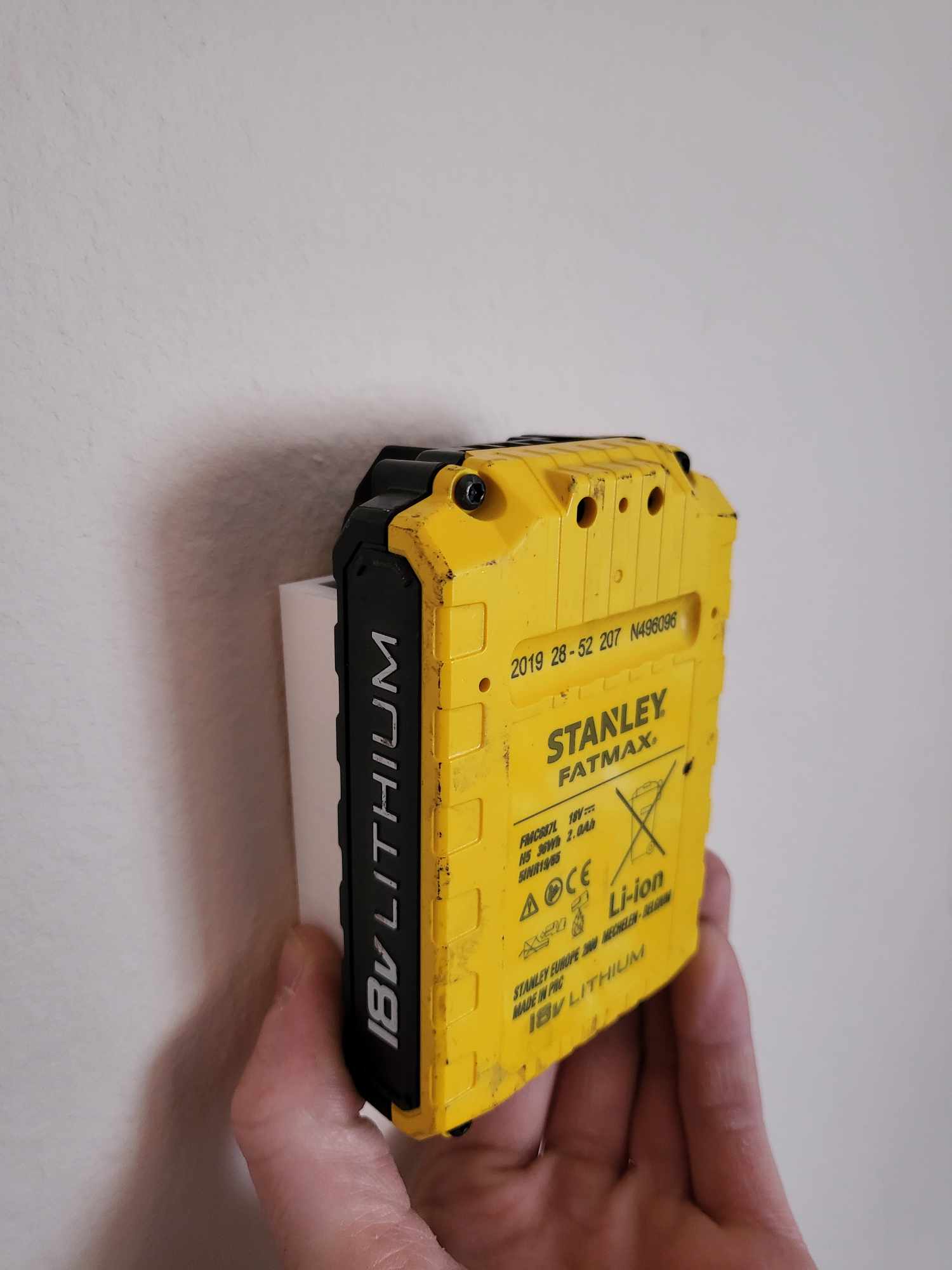 Stanley fatmax 18V wall battery holder by martin kotrba | Download free ...